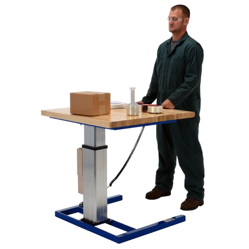 Vestil 36in X 36in Adjustable Height Workstation with 500lb Capacity
